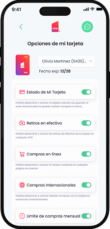App Tarjeta One - One